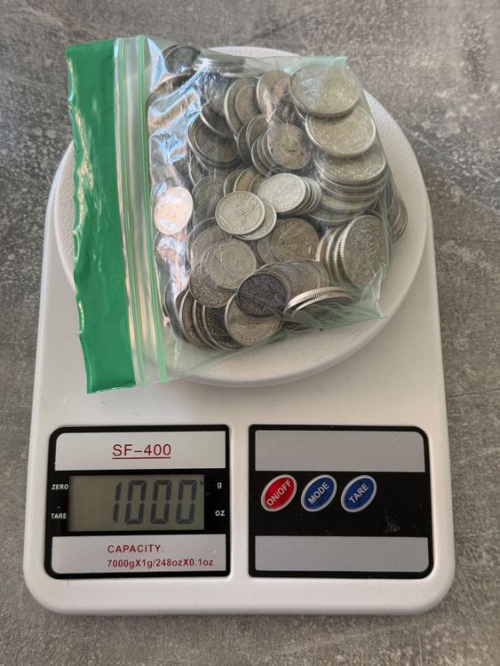 1 Kg Schweizer Silbergeld (Gebraucht) in Wallisellen für CHF 889 – mit Lieferung auf Ricardo kaufen