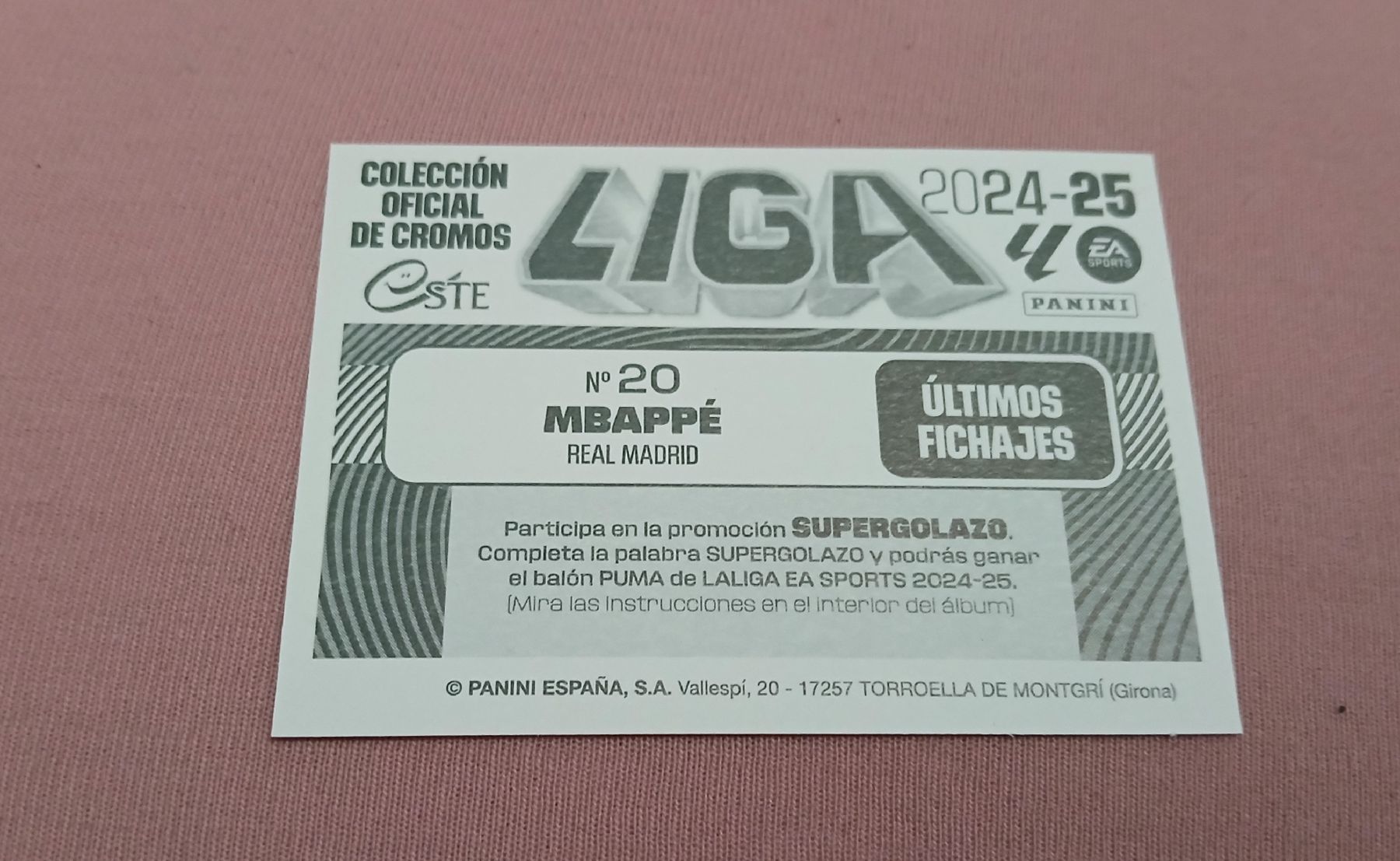Kylian Mbappe 24-25 Panini La Liga Sticker! REAL MADRID (Gebraucht) in ...
