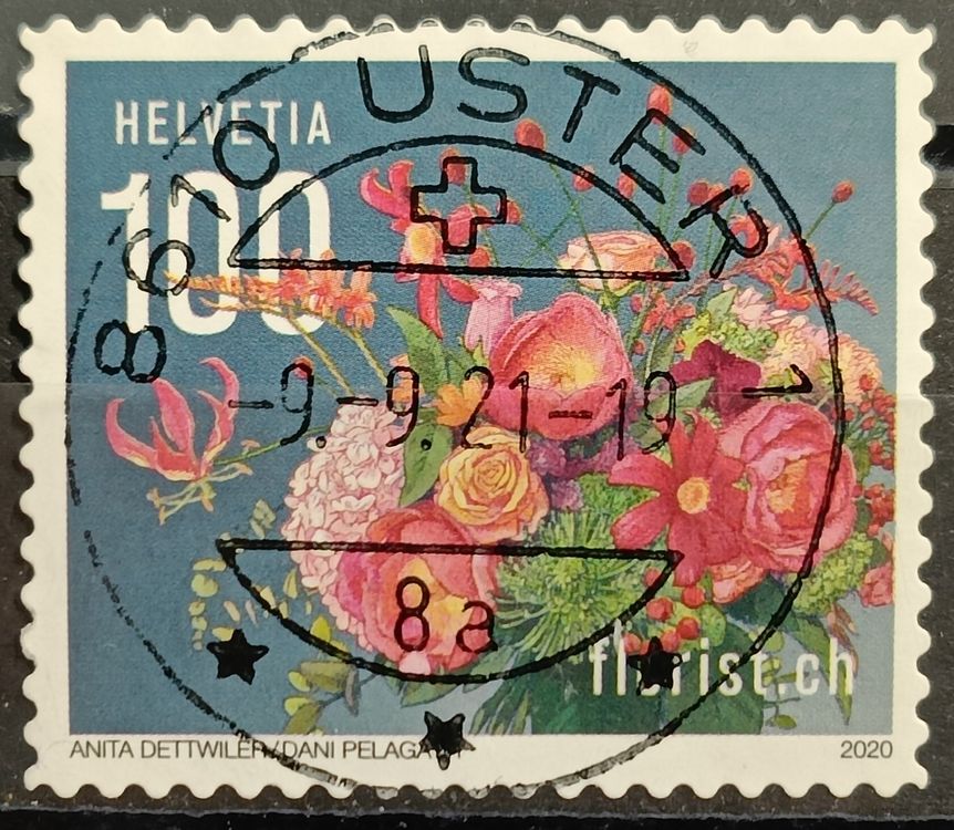 2020 100 Jahre florist.ch Top Stempel (Gebraucht) in Dübendorf für CHF ...