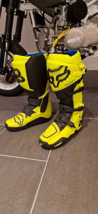 FOX Instinct Motocross Stiefel 41 fluo yellow Sumo neuwertig | Kaufen ...