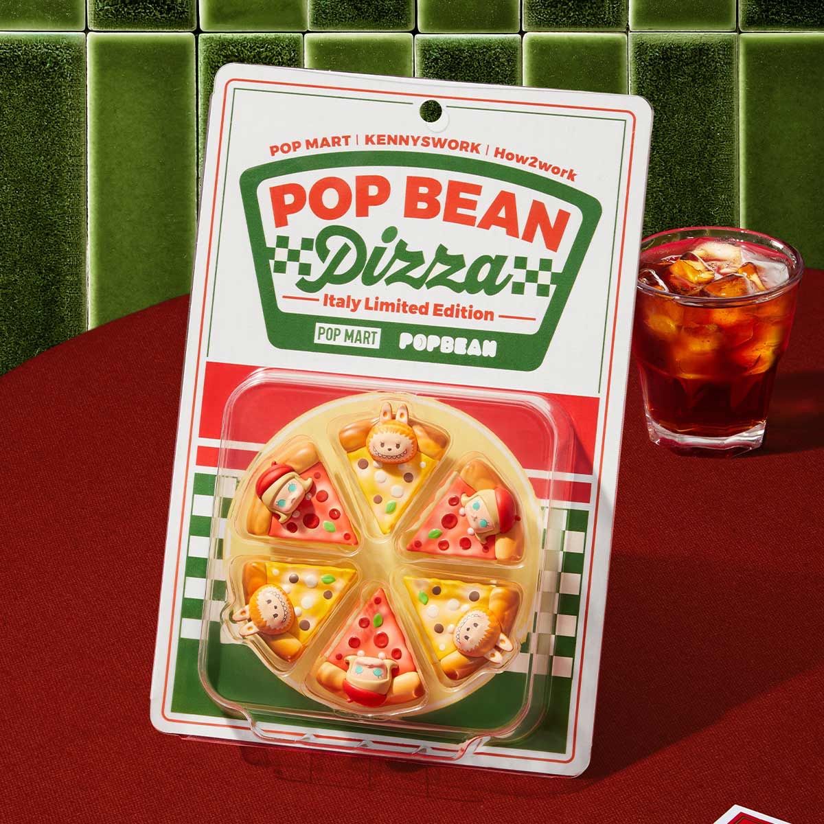 POP MART Pop Bean Pizza Set (Italy Limited Edition) (Neu und ...