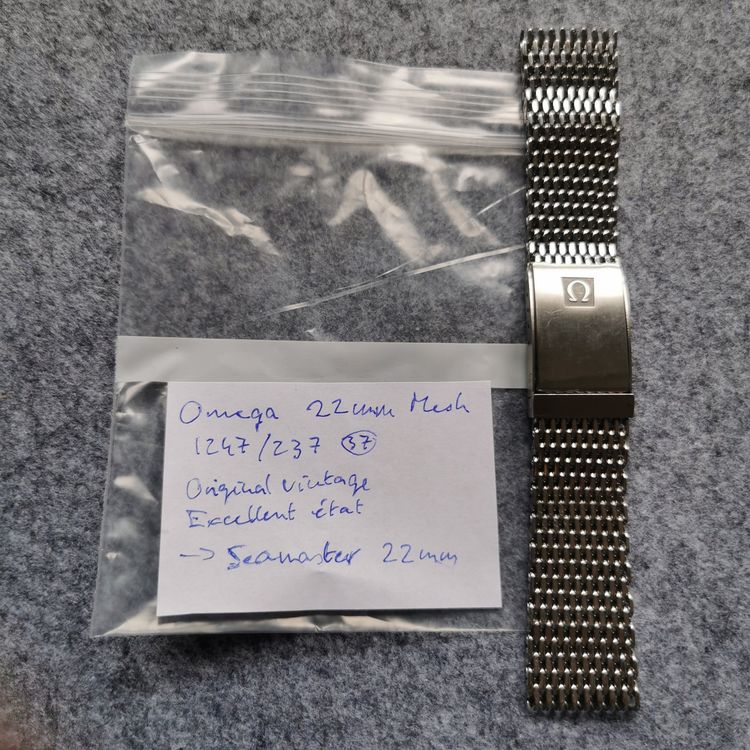 Omega bracelet 22mm mesh 1247/237 (Gebraucht) in Pully für CHF 500 ...