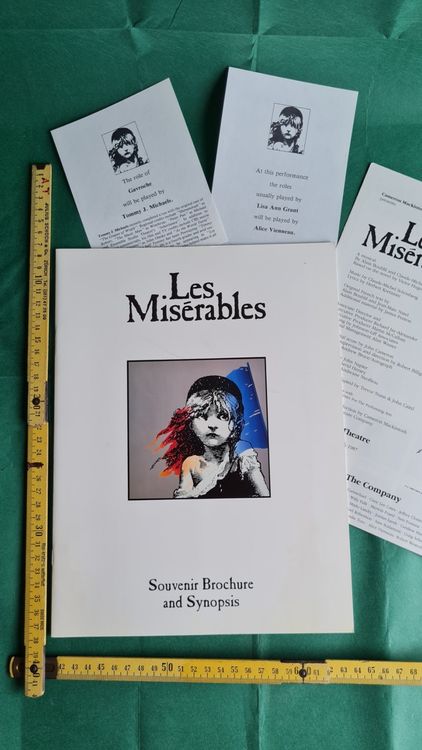 Les Misérables: Original Programmheft, New York 1990 (Gebraucht) in ...