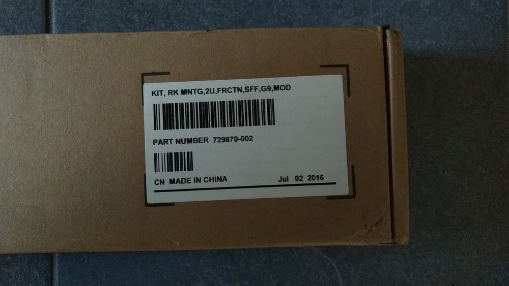 HP DL380 G8 G9 Gen9 Rackschienen RAIL 733660-B21 729870-002 (Neu und originalverpackt) in für ...