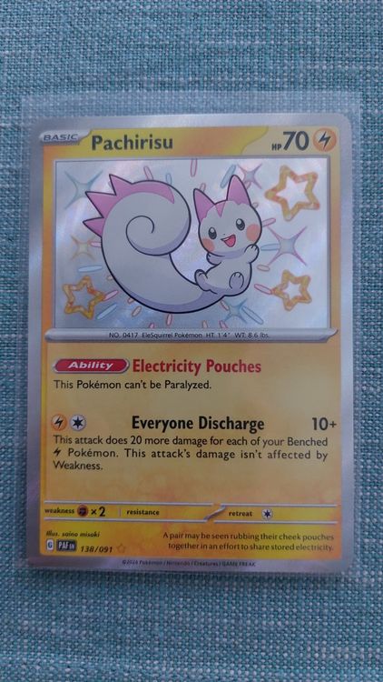 Pachirisu baby shiny Paldean Fates (Neu (gemäss Beschreibung)) in ...