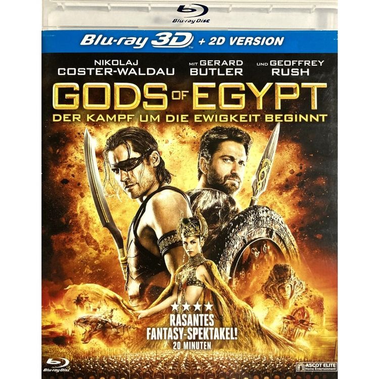 Gods of Egypt 3D - Blu-ray (Gebraucht) in Jonschwil für CHF 4.9 – mit Lieferung auf Ricardo kaufen