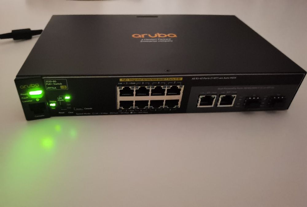 ARUBA 2530 8G POE+. SWITCH (J9774A). | Kaufen auf Ricardo