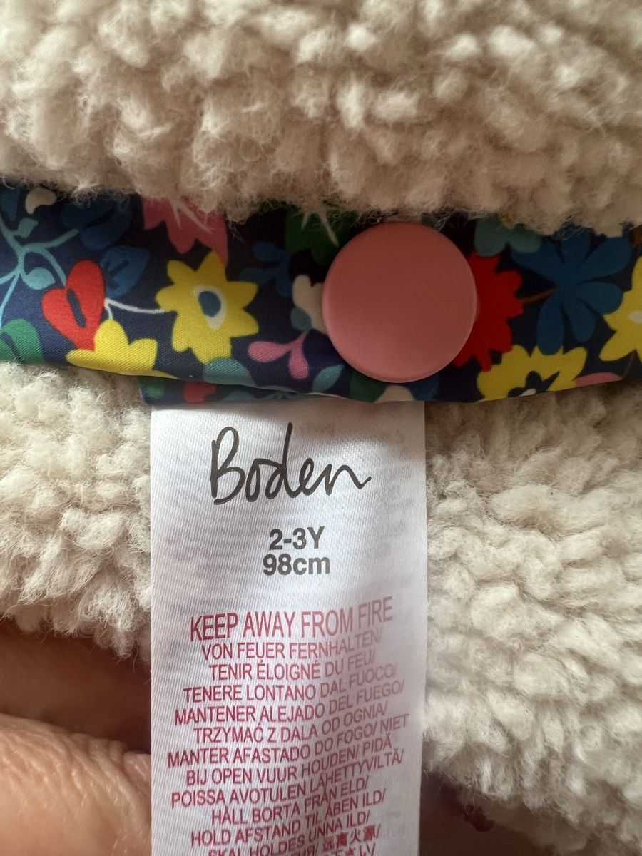 MINI BODEN Kids' High Pile Fleece Reversible Hooded Vest (Gebraucht) in ...