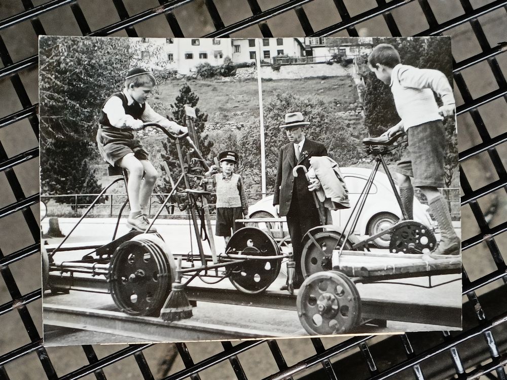 Altes Presse Photo 50 Jahre Albula Bahn Bundesrat Escher (Gebraucht) in ...
