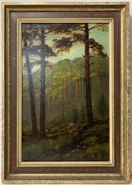 Top Wald Szene Gemälde Signiert | Kaufen auf Ricardo