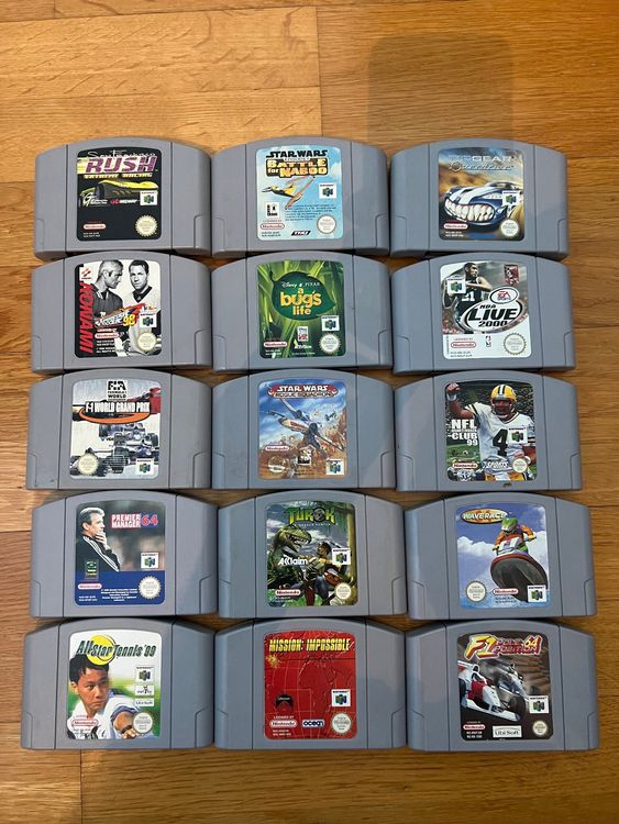 15 x Nintendo 64 (N64) Spiele | Kaufen auf Ricardo