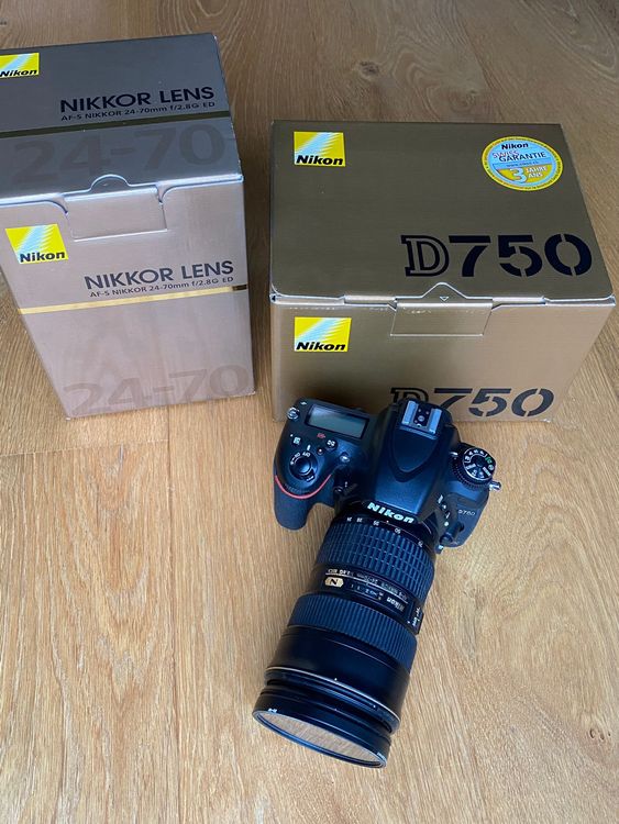 Nikon D750 Vollformat mit Obj. Nikkor AF-S 24-70 2.8 G ED | Kaufen auf Ricardo