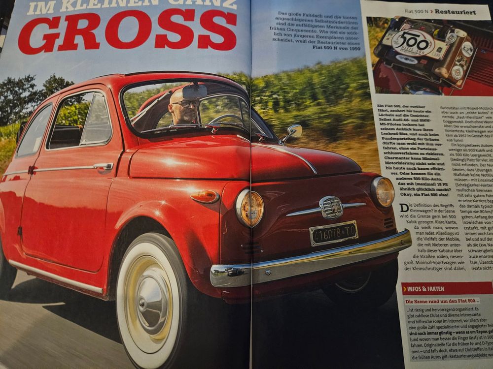 Oldtimer Praxis 10/19 Fiat 500 N VW 411 Chrysler PT AWO xx (Gebraucht ...