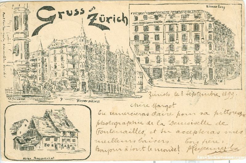 Zürich - Gruss aus ...Schloss + 1899 | Kaufen auf Ricardo