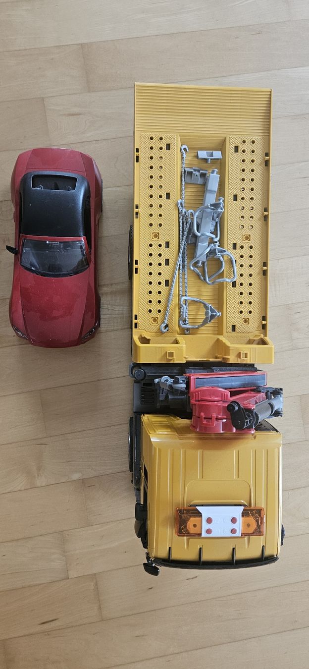 Bruder MAN Abschleppwagen mit Auto! (Gebraucht) in Herisau für CHF 35 ...