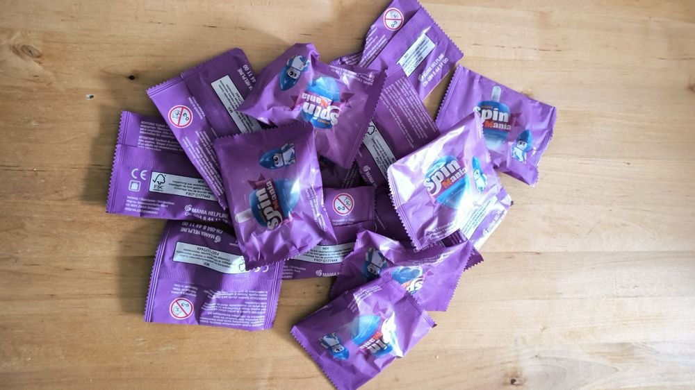 Spin mania Migros 1 lot de 15 sachets (Neuf avec emballage d'origine) à ...
