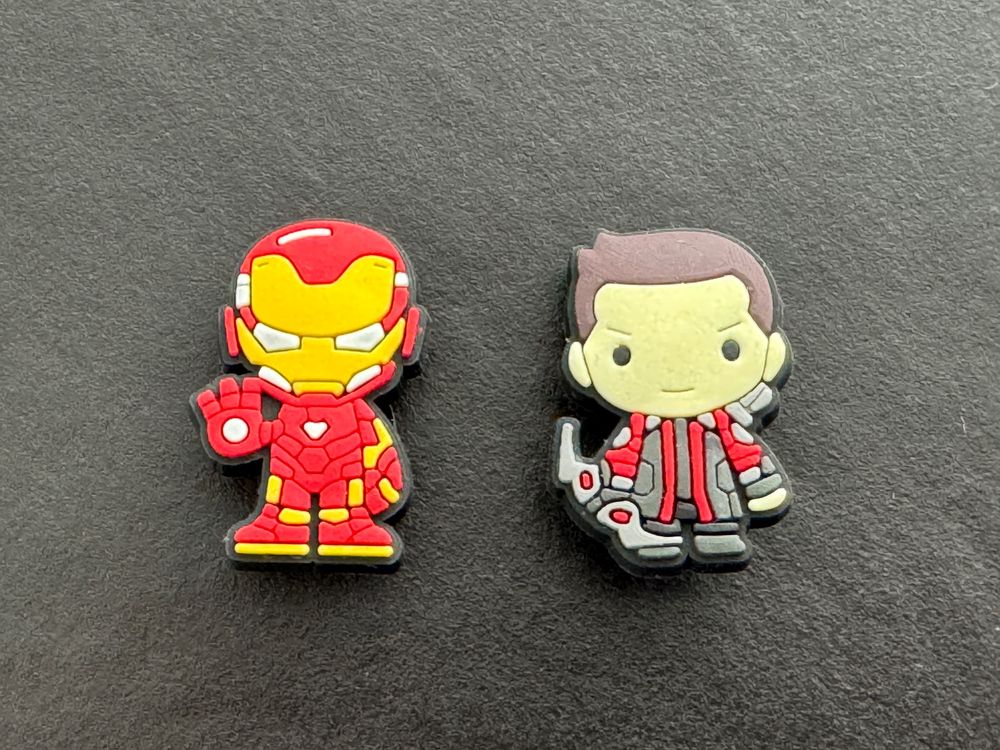 Neu** Crocs Jibbitz / Charms Marvel Avengers Iron Man 2 Stk. (Neu ...