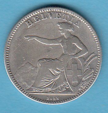 2 Franken 1860 Sitzende Helvetia | Kaufen auf Ricardo