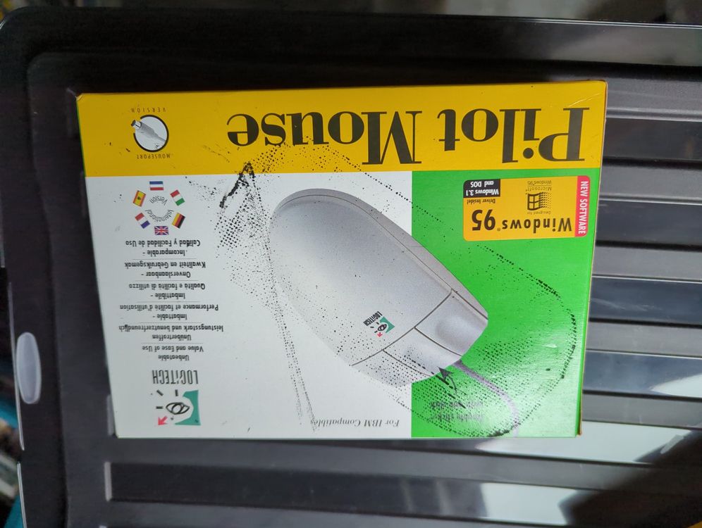 Logitech Pilot Mouse - Neu OVP Windows 95 IBM Mouseport (Gebraucht) in ...
