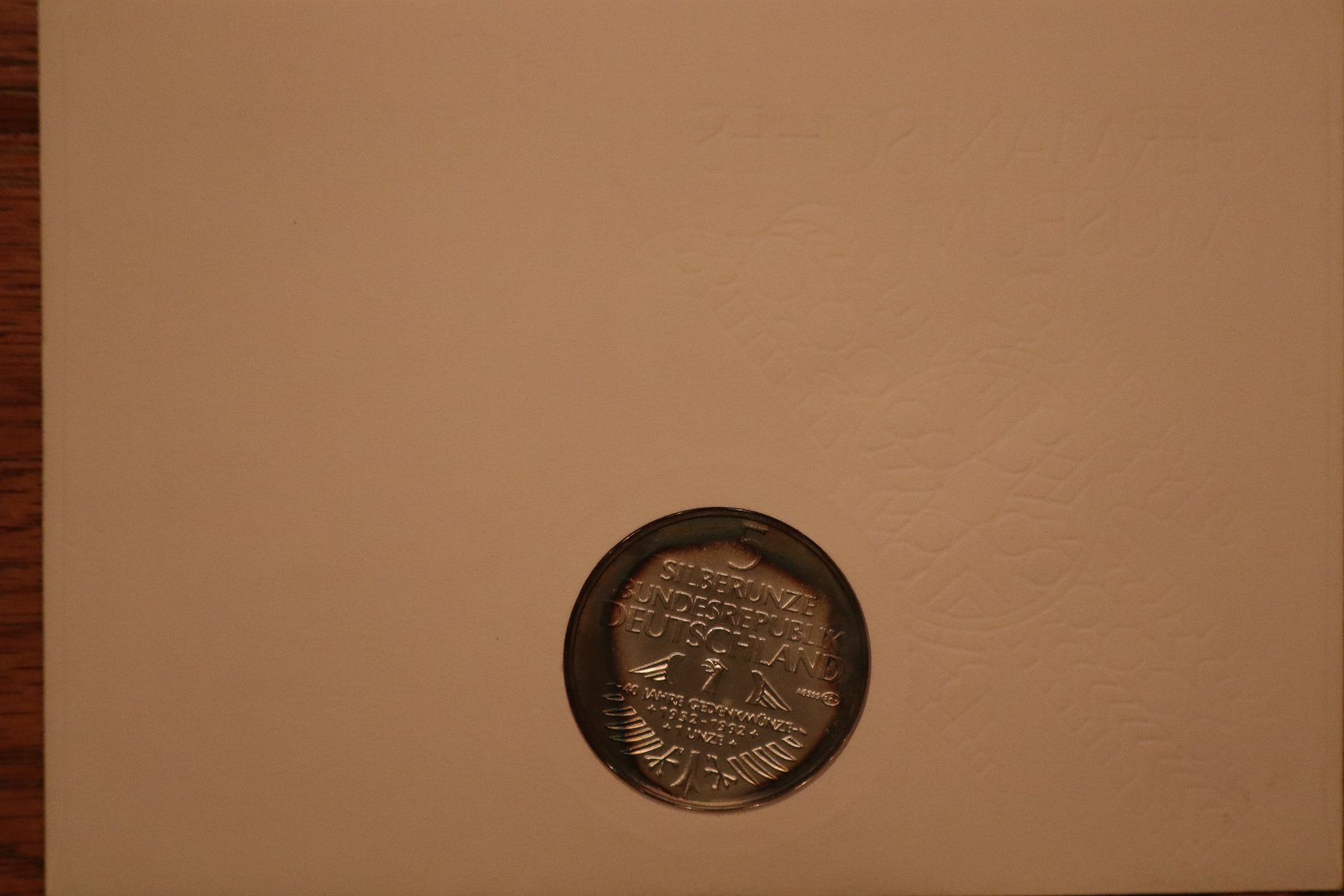 MB 1974 - 25 Jahre Grundgesetz - 1 Unze Silber - BRD (Neu (gemäss ...