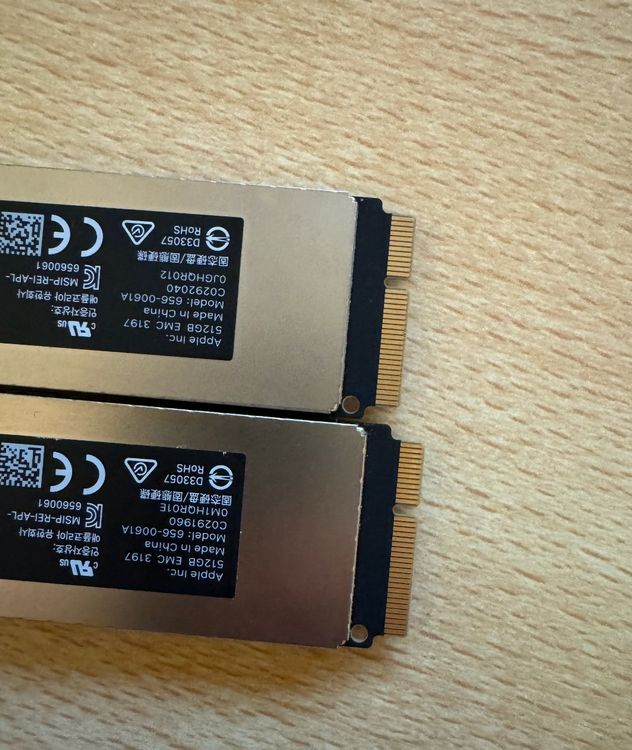 Apple 512GB EMC 3197 SSD NVMe SSD (Gebraucht) in Basel für CHF 100 ...