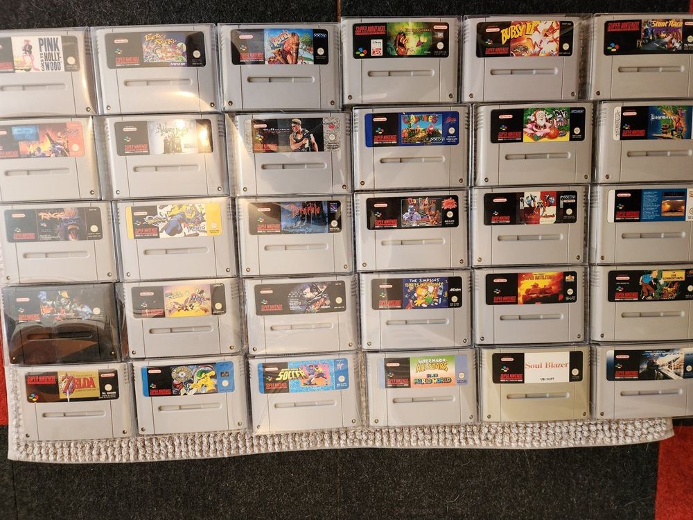 30 Nintendo Snes (PAL) Module Topzustand Sammlung 4# (Gebraucht) in ...