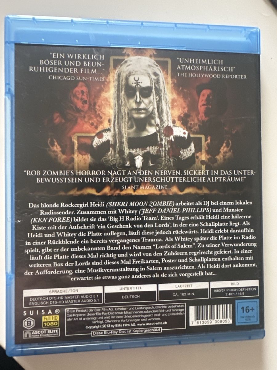 The Lords of Salem - Rob Zombie Blu-ray Horrorfilm (Gebraucht) in Buchs ...