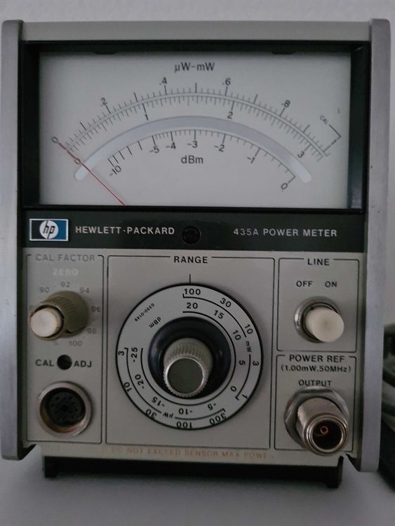 Hewlett Packard 435A Power Meter inkl. HP 8481A Power Sensor | Kaufen ...