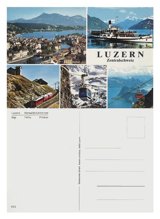 Luzern Altstadt Dampfschiff Rigibahn Titlisbahn Pilatusbahn (Neu ...