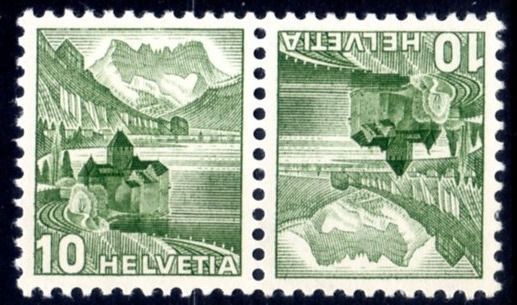 1948 KEHRDRUCK HELVETIA SBK K39 ** POSTFRISCH ** - R427 (Neu (gemäss Beschreibung)) in Losone ...