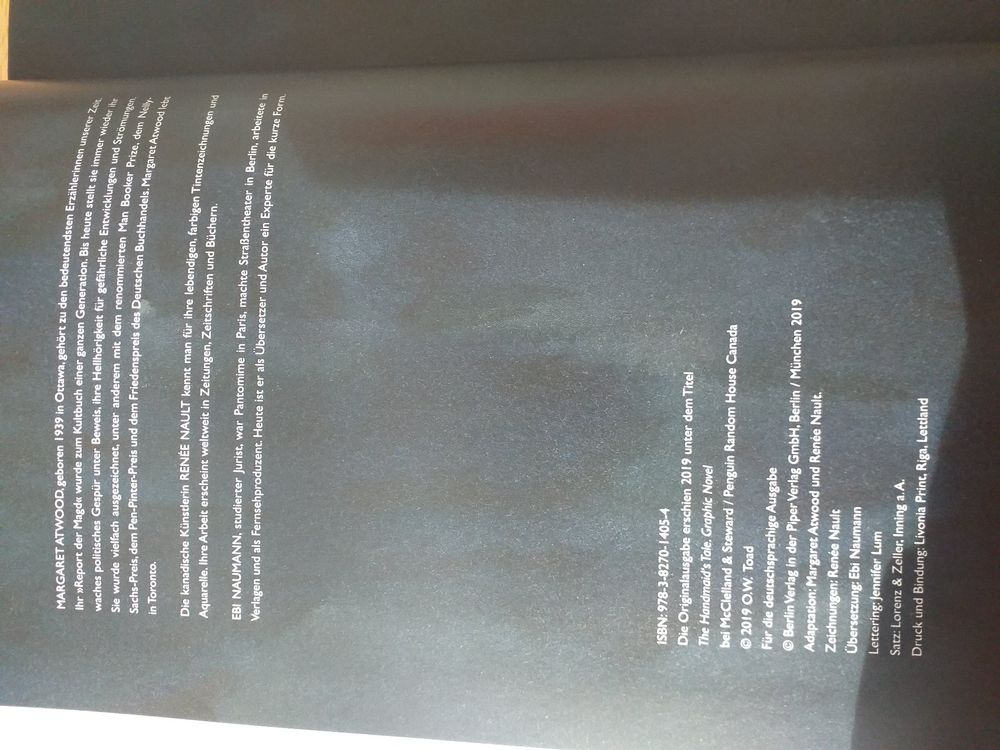 Margaret Atwood Renée Nault Report der Magd Handmaid's Tale | Kaufen ...