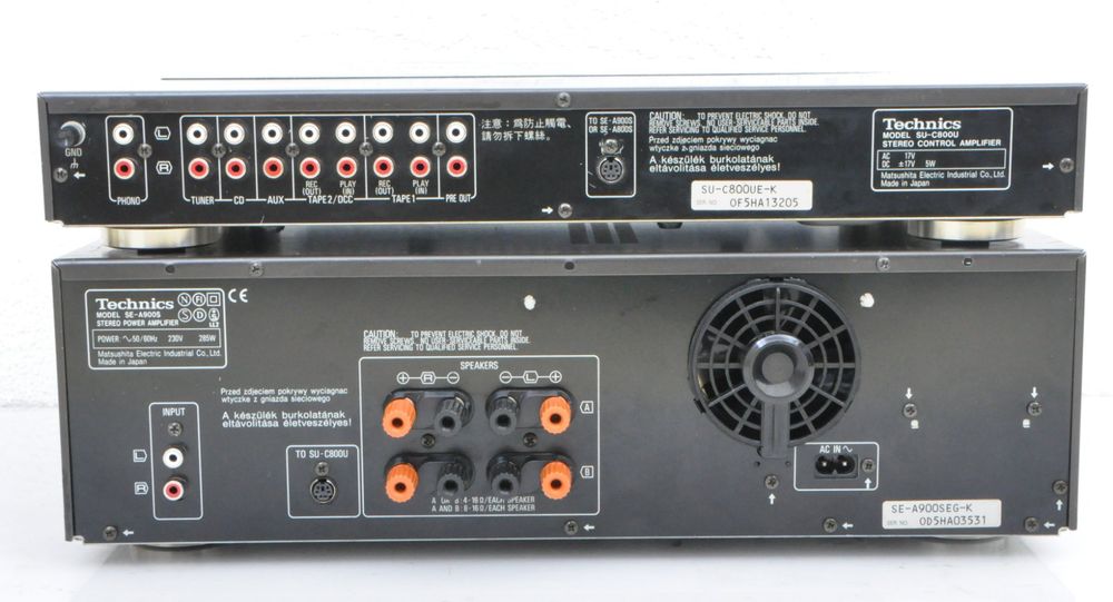 Technics High End SE-A900S Endstufe + SU-C800 U Vorvers (Gebraucht) in ...