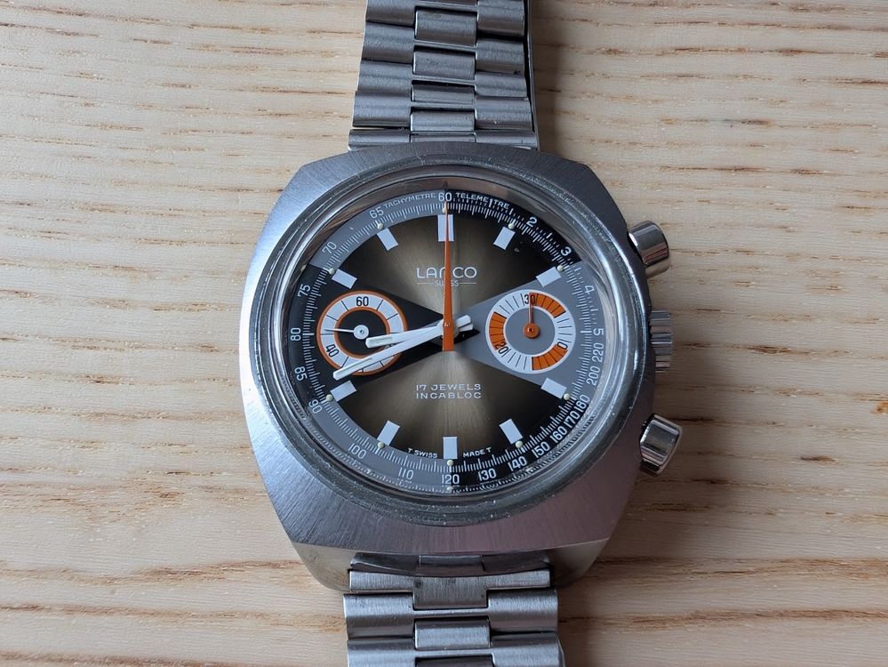 Lanco Vintage Chronograph - tolles Zifferblatt | Kaufen auf Ricardo