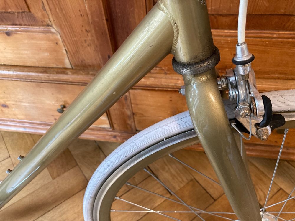 Singlespeed Velo Gold Weiss Bike Fahrrad Retro Vintage Look | Kaufen ...