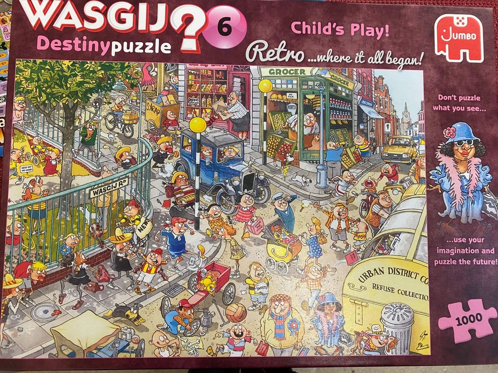 Wasgij Destiny Puzzle No. 6 Childs Play Retro (Neu (gemäss Beschreibung)) in Schönenberg ZH für ...