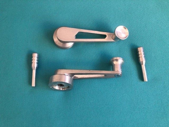 VW Käfer ------ ALU Fensterkurbel + Türsicherungsknopf (Neu (gemäss ...