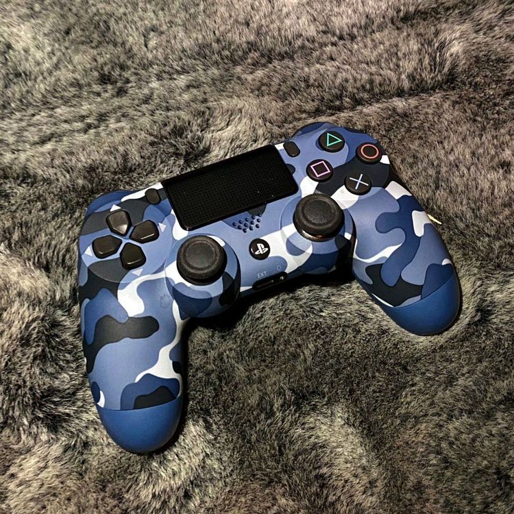 PS4 Controller Camouflage Blau | Kaufen auf Ricardo