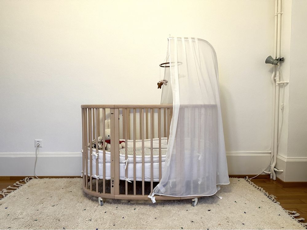 Lit Stokke Sleepi bois naturel + accessoires | Kaufen auf Ricardo