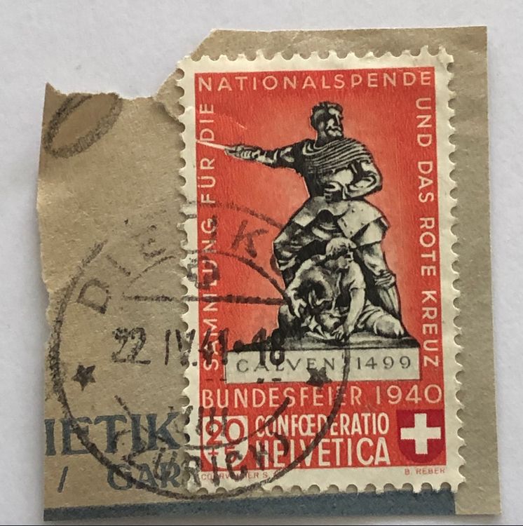 Nr.B5 mit VollStempel (Gebraucht) in Aarau für CHF 1 – mit Lieferung auf Ricardo kaufen