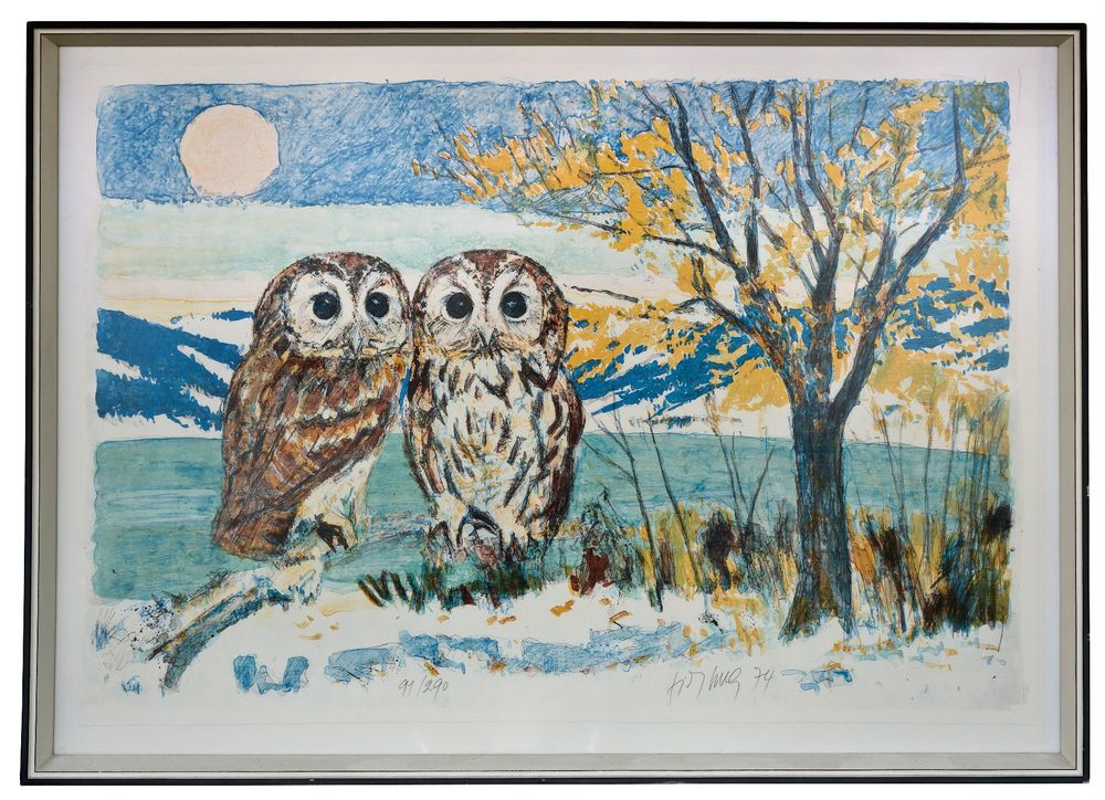 Lithographie von Fritz Hug (Gebraucht) in Ipsach für CHF 65 – nur Abholung auf Ricardo kaufen