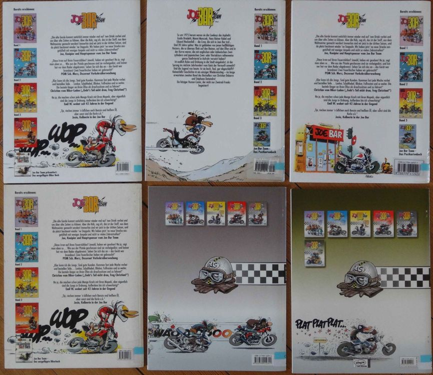Band 1 bis 6 JOE BAR TEAM Comics über Motorradfahrer (Gebraucht) in ...