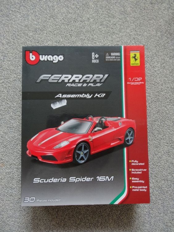 Bburago FERRARI SCUDERIA 16M SPIDER Modell Auto (Neu und originalverpackt) in Rekingen AG für ...