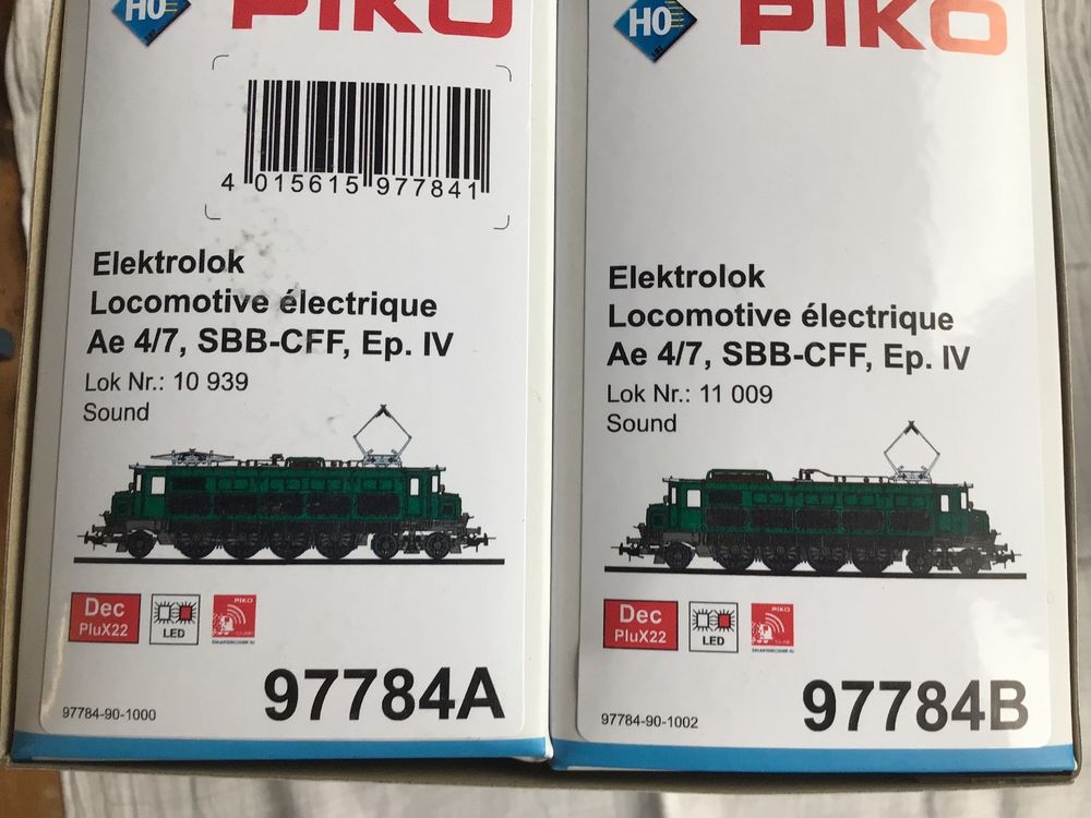 Piko AE 4/7 Doppelpack (Gebraucht) in Villigen für CHF 454 – mit ...