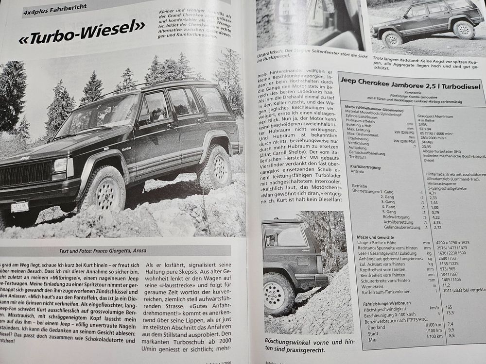 4x4 plus 1/96 Jeep Grand Cherokee Voyager Centurion Mowag xa (Gebraucht ...