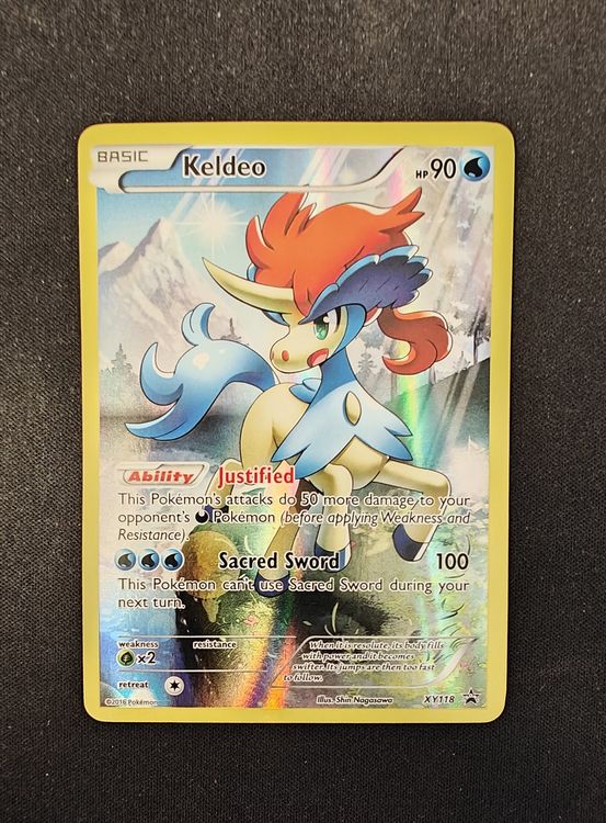 Pokemon Keldeo (XYPR 118) XY Generations Black Star Promos (Gebraucht ...