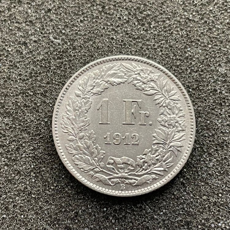 1 Franken Silber 1912 Erhaltung (Gebraucht) in Reitnau für CHF 18 – mit Lieferung auf Ricardo kaufen