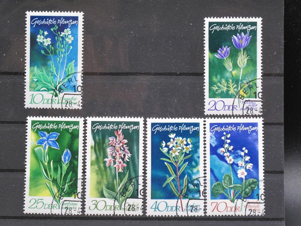 DDR 1970 Geschützte Pflanzen gest. (Gebraucht) in Wil SG für CHF 1.5 – mit Lieferung auf Ricardo ...