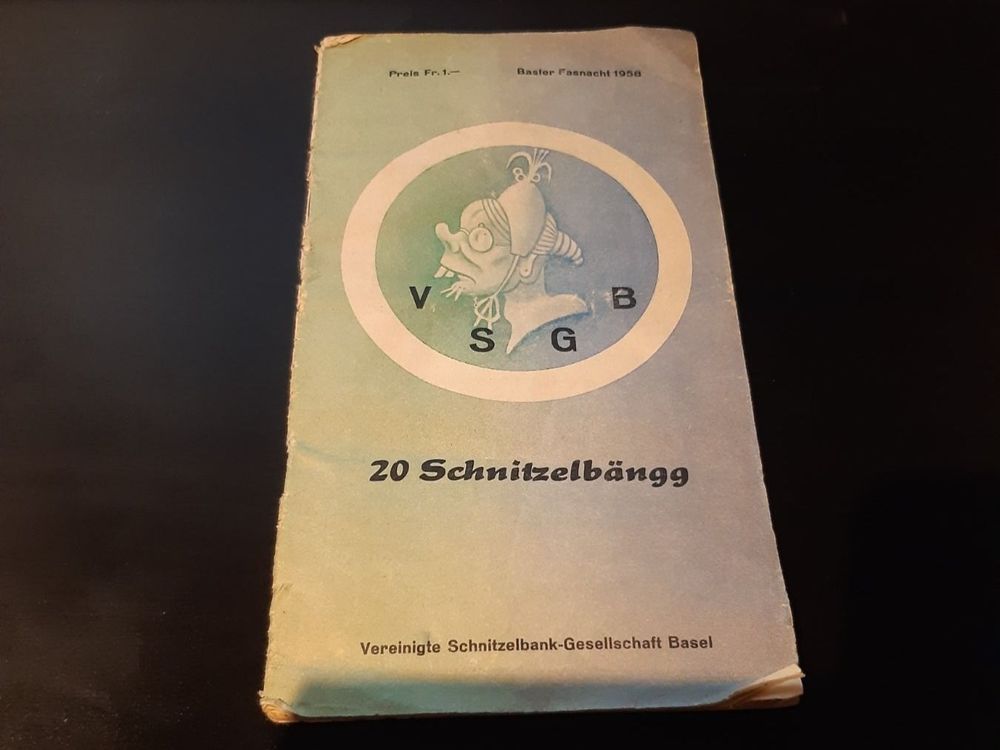 VSGB Schnitzelbänke von 1958 (Gebraucht) in Oberwil BL für CHF 5 – mit ...