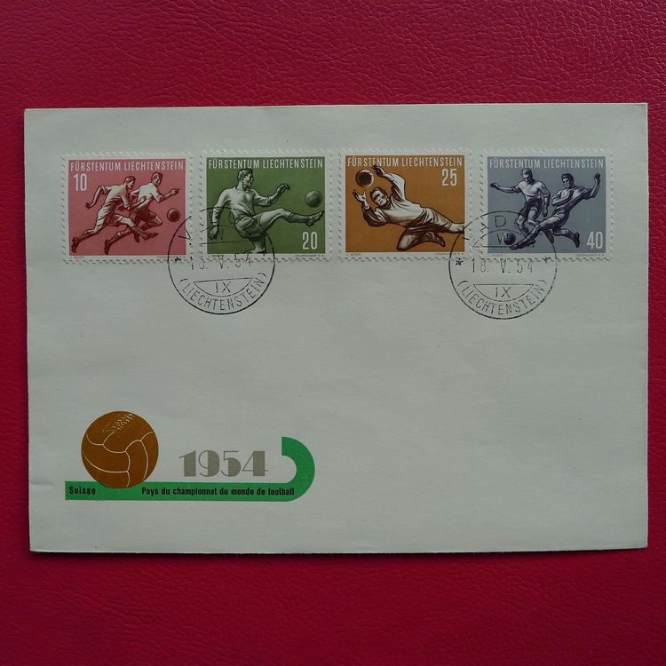 1954 FL FDC Satzbrief SBK: 140.- | Kaufen auf Ricardo