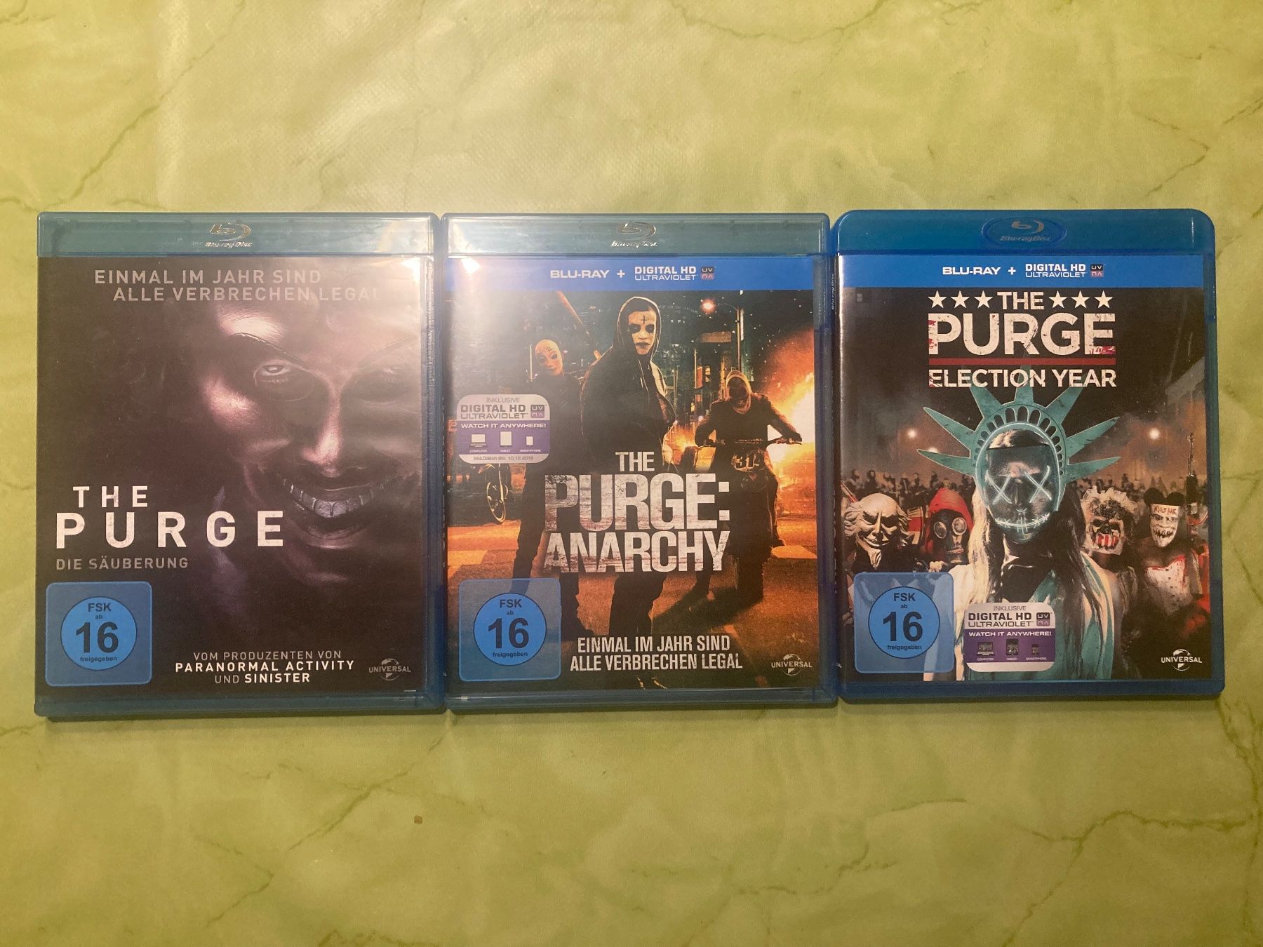 The Purge 1-3 Blu-ray (Gebraucht) in Tafers für CHF 12 – mit Lieferung ...